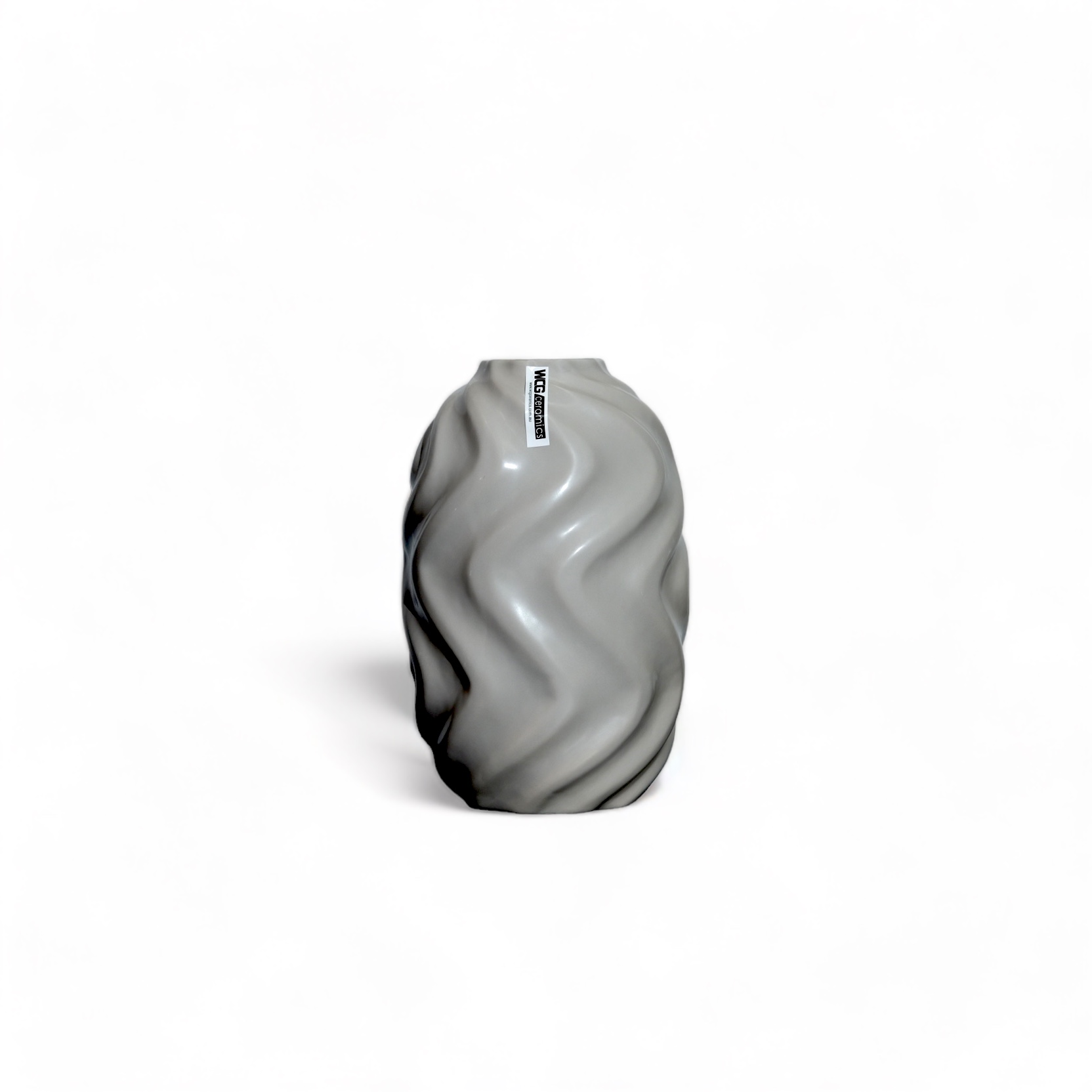 Oblique Wave Pattern Vase